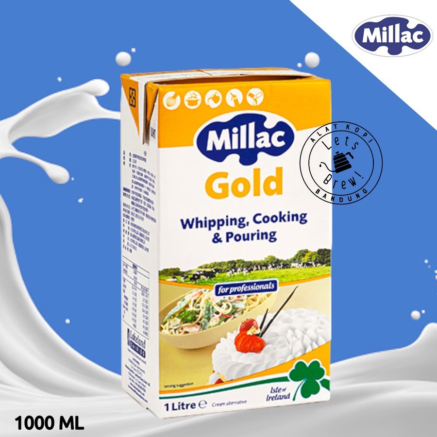 Jual MILLAC GOLD WHIPPING CREAM 1 LITER | Shopee Indonesia