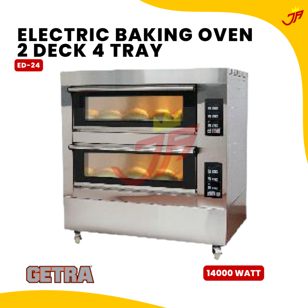 Jual GETRA Electric Baking Oven ED-24 / Electrik Oven 2 Deck 4 Loyang ...