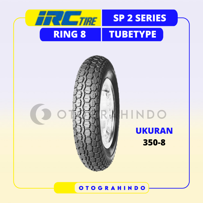 Jual BAN LUAR SEPEDA MOTOR IRC SP2 SERIES UKURAN 350-8 RING 8 TUBETYPE BAN MOTOE VESPA | Shopee ...