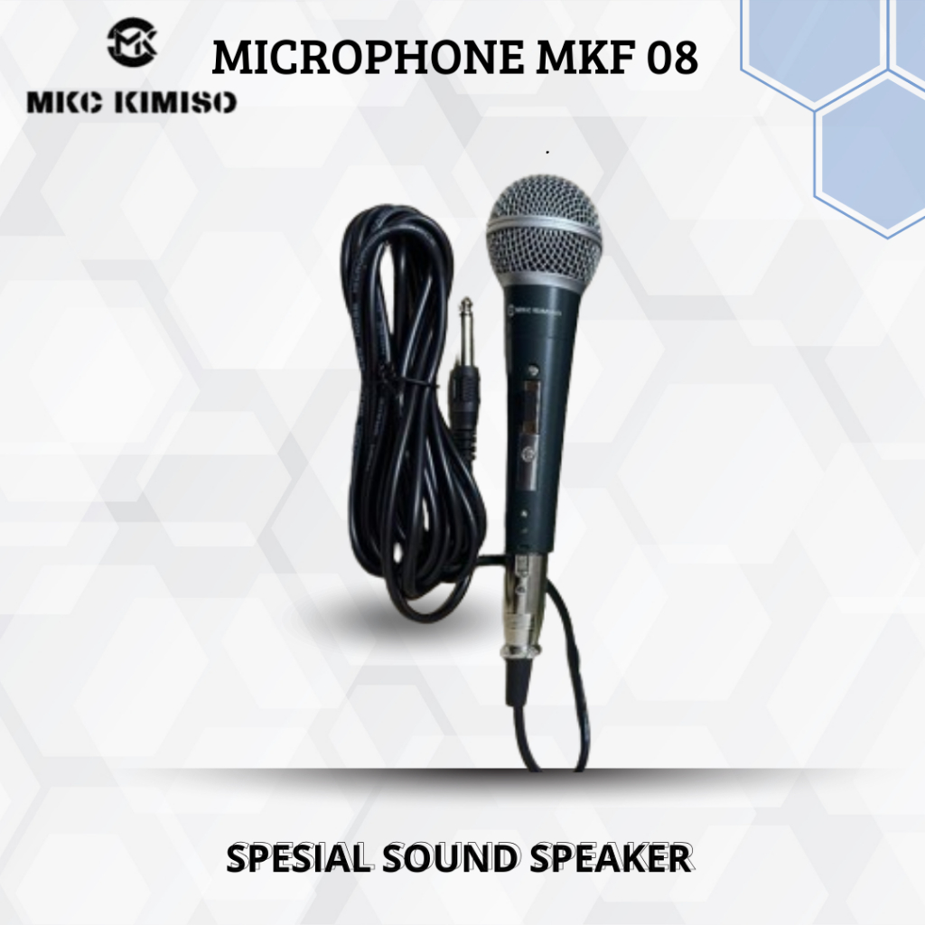 Jual MKF 08 MICROPHON CABLE MKF 08 PROFESSIONAL MIC KABEL KARAOKE ...