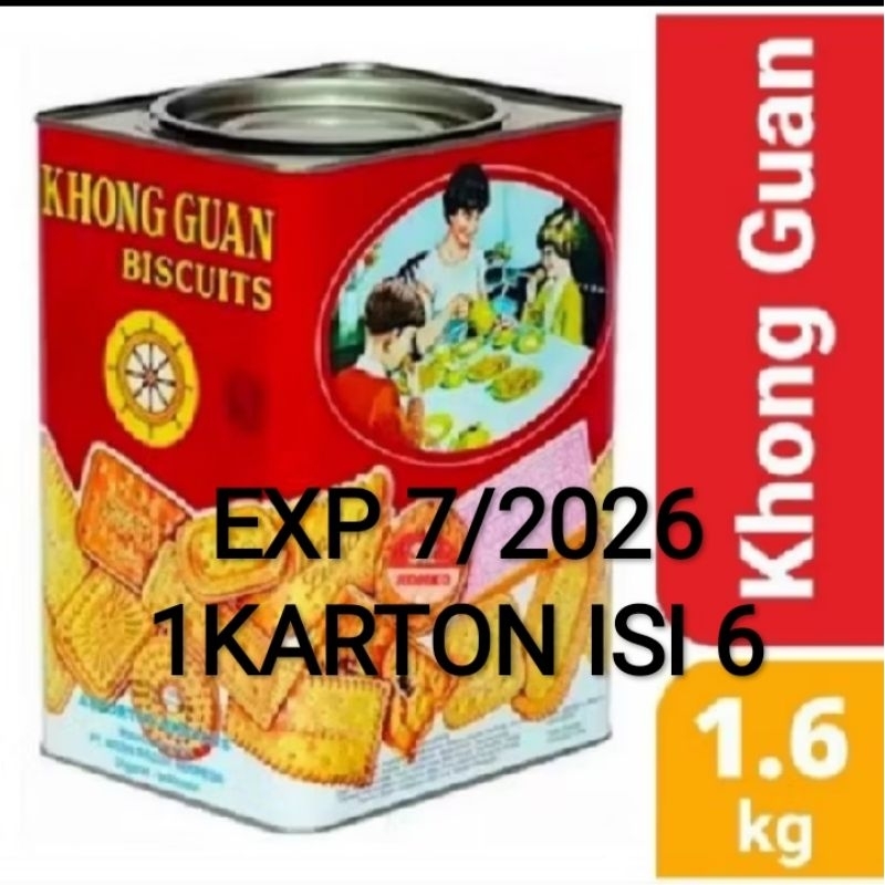 Jual Namota 10 KHONG GUAN KALENG BESAR 1.6KG / KARTON EXP 7/2026 ...