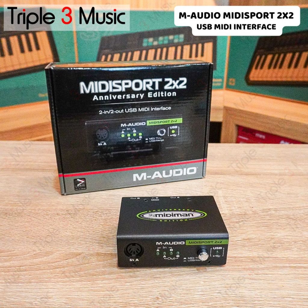 Jual M-Audio Avid USB Midisport 2X2 Midi Interface MIDIMAN | Shopee ...
