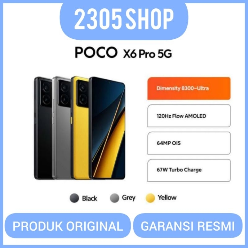 Jual POCO X6 PRO 5G 12/512 | Shopee Indonesia