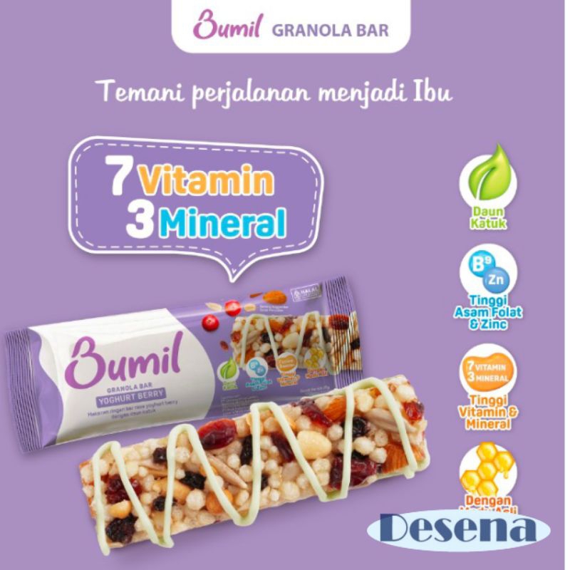 Jual Bumil Granola Bar 26g Healthy Snack Bar | Shopee Indonesia