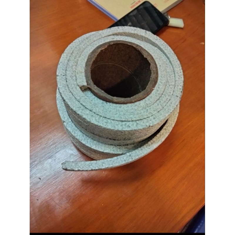 Jual ( 1mtr ) Gland Packing Asbestos abu abu 12mm x 12mm | Shopee Indonesia