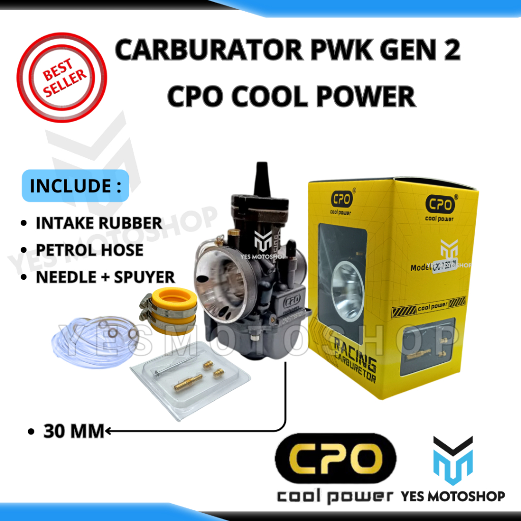 Jual KARBURATOR CPO COOL POWER GEN 2 KARBU PWK 24 26 28 30 ORIGINAL CPO COOL POWER | Shopee ...