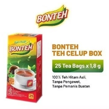Jual Bonteh Teh Celup Kemasan Box Isi 25 * 1,8gr (1 Box) | Shopee Indonesia