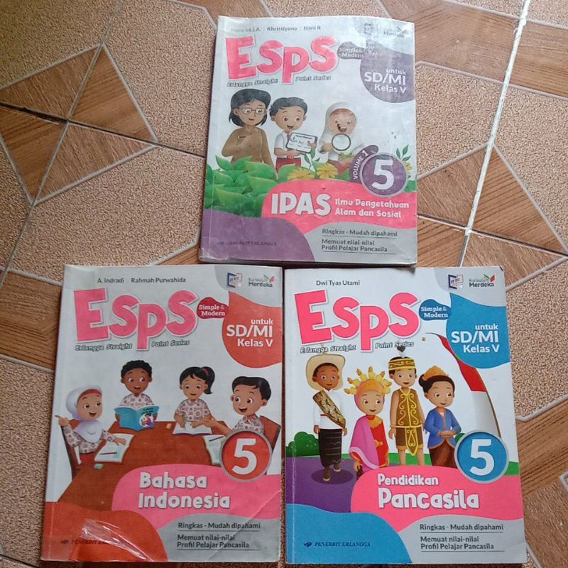 Jual ESPS IPAS VOLUME 1 dan VOLUME 2, BAHASA INDONESIA,P PANCASILA SD/MI KELAS 5 KURIKULUM ...