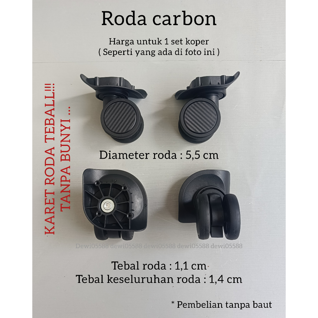 Jual RODA KOPER, RODA DOUBLE WHEEL, RODA KOPER FIBER,RODA KOPER POLO ...