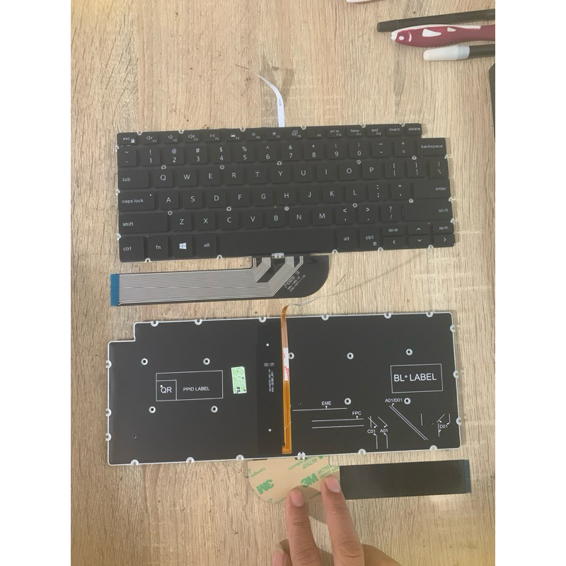 Jual Keyboard Dell Latitude 3301 3311 3410 Inspiron 7490 7491 Vostro 14 ...