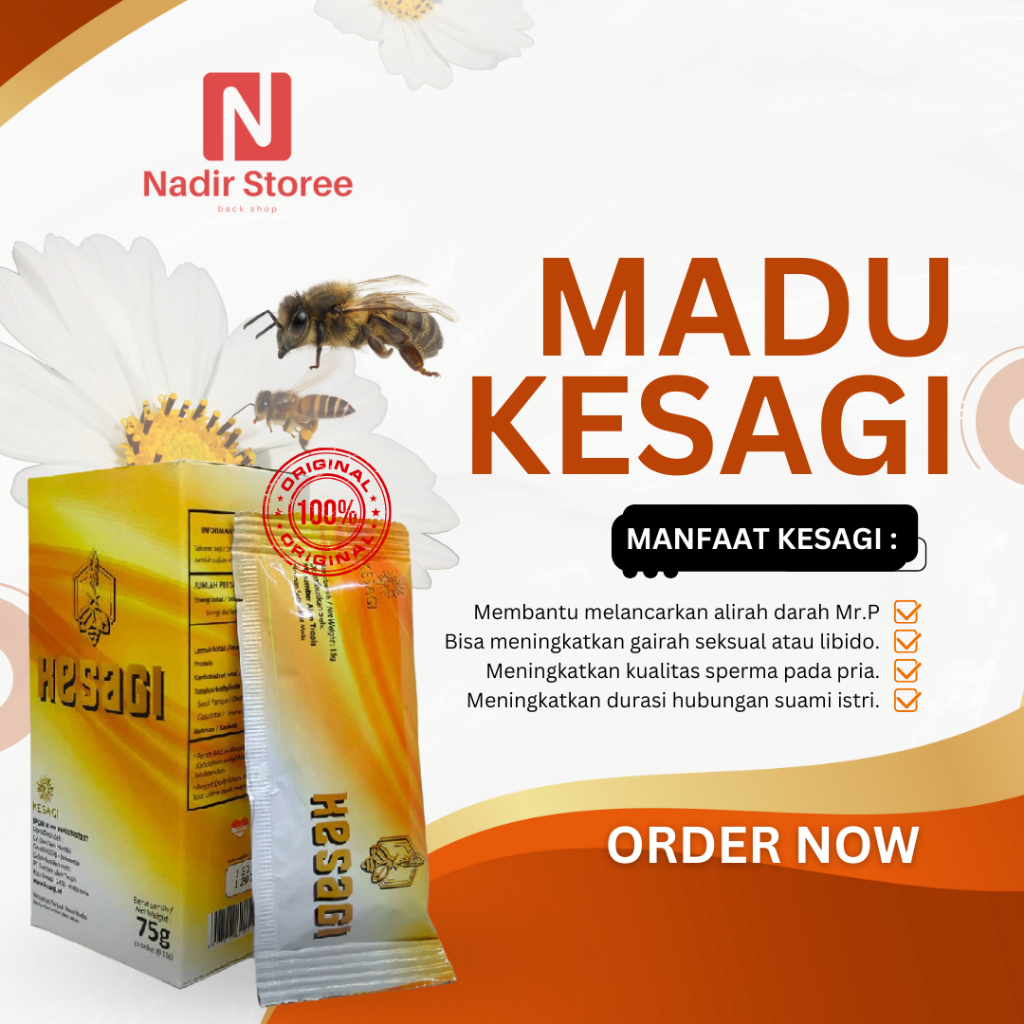 Jual Kesagi Asli Original 1 Box Isi 5 Sachet Minuman Herbal Resmi Bpom ...