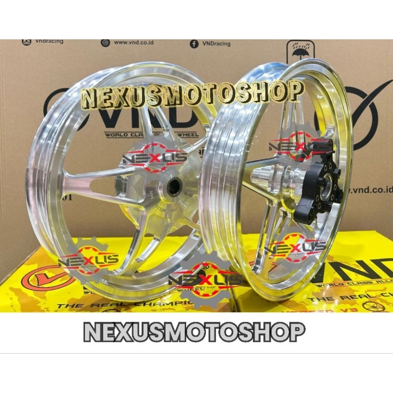Jual Velg Vnd V Speed V3 Ring 14 Aerox Old/ Aerox New 185x14 & 215x14 Velg Racing Vnd VSpeed V3 ...
