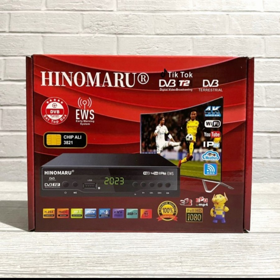 Jual Set Top Box HINOMARU / Stb Penerima Siaran Tv digital DVB T2 SNI ...