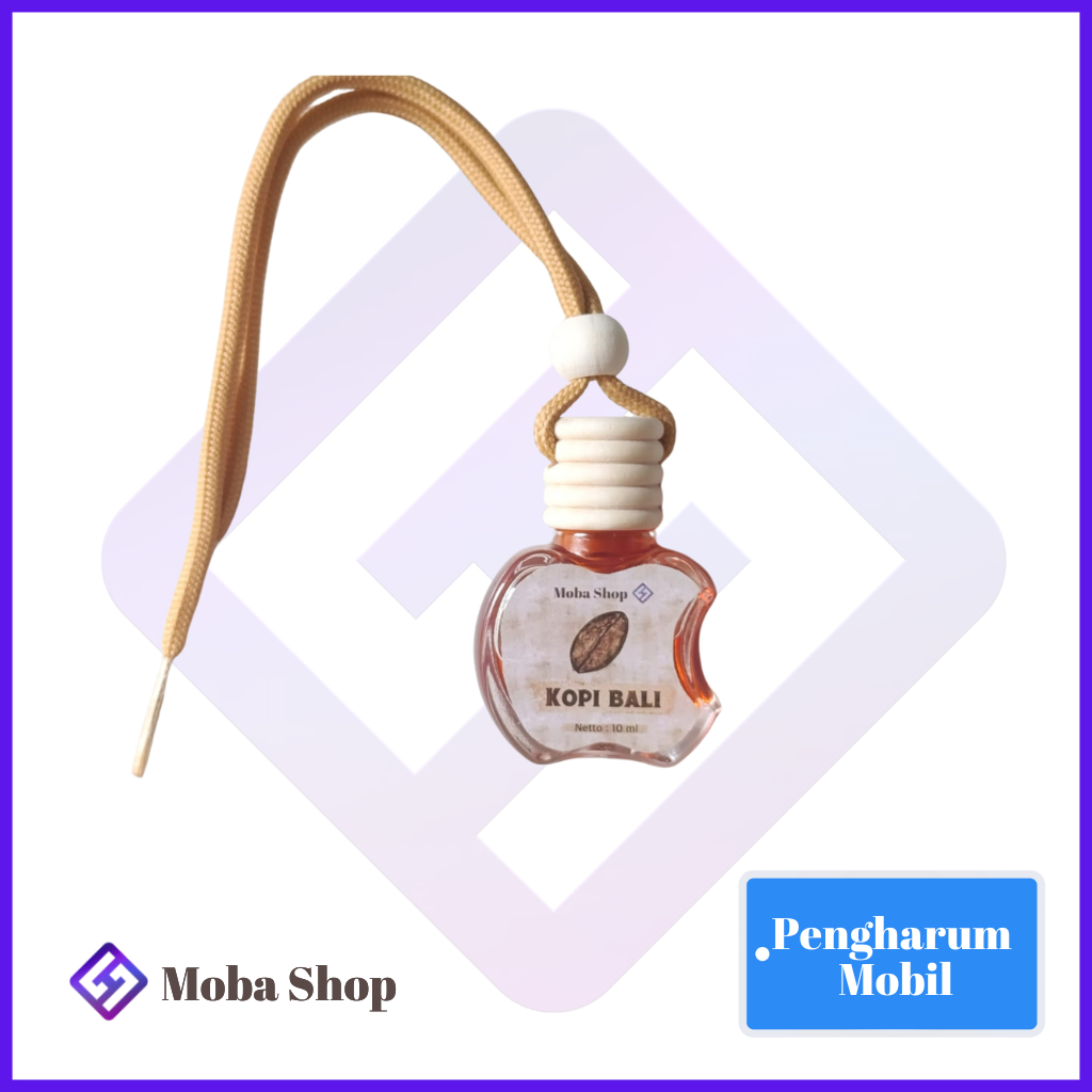 Jual Pengharum Mobil KOPI BALI BOTOL APEL / Pewangi Mobil Aroma KOPI ...