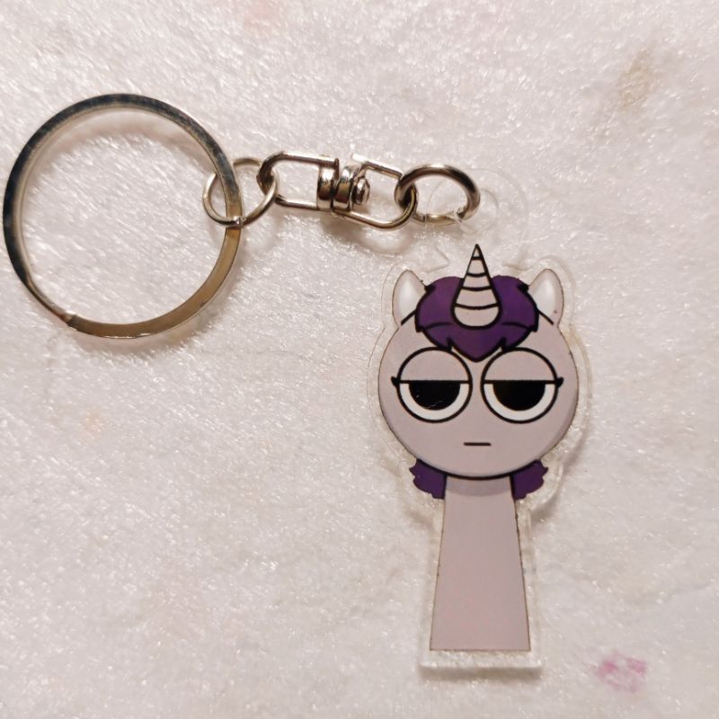 Jual ganci akrilik Sprunki Monique / keychain gantungan kunci Sprunki ...