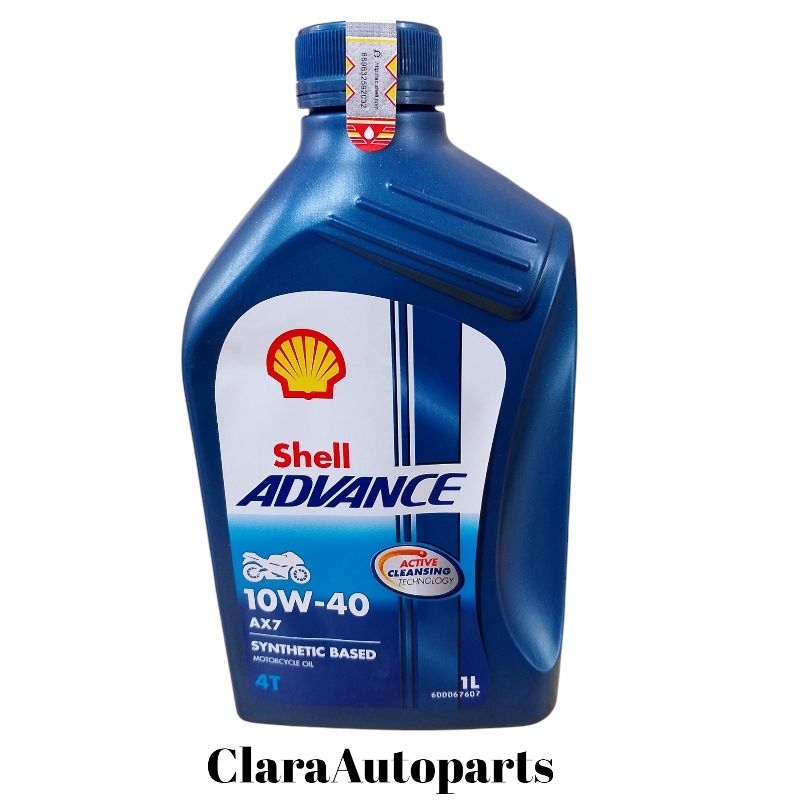 Jual SHELL ADVANCE AX7 1L 10W-40 4T SHELL ADVANCE AX 7 OLI SHELL ...