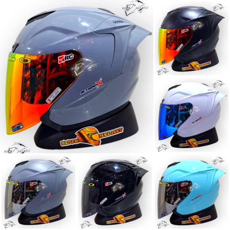 Jual Helm SEV octopus X gorila glos paket ganteng spoiler 3D | Shopee ...