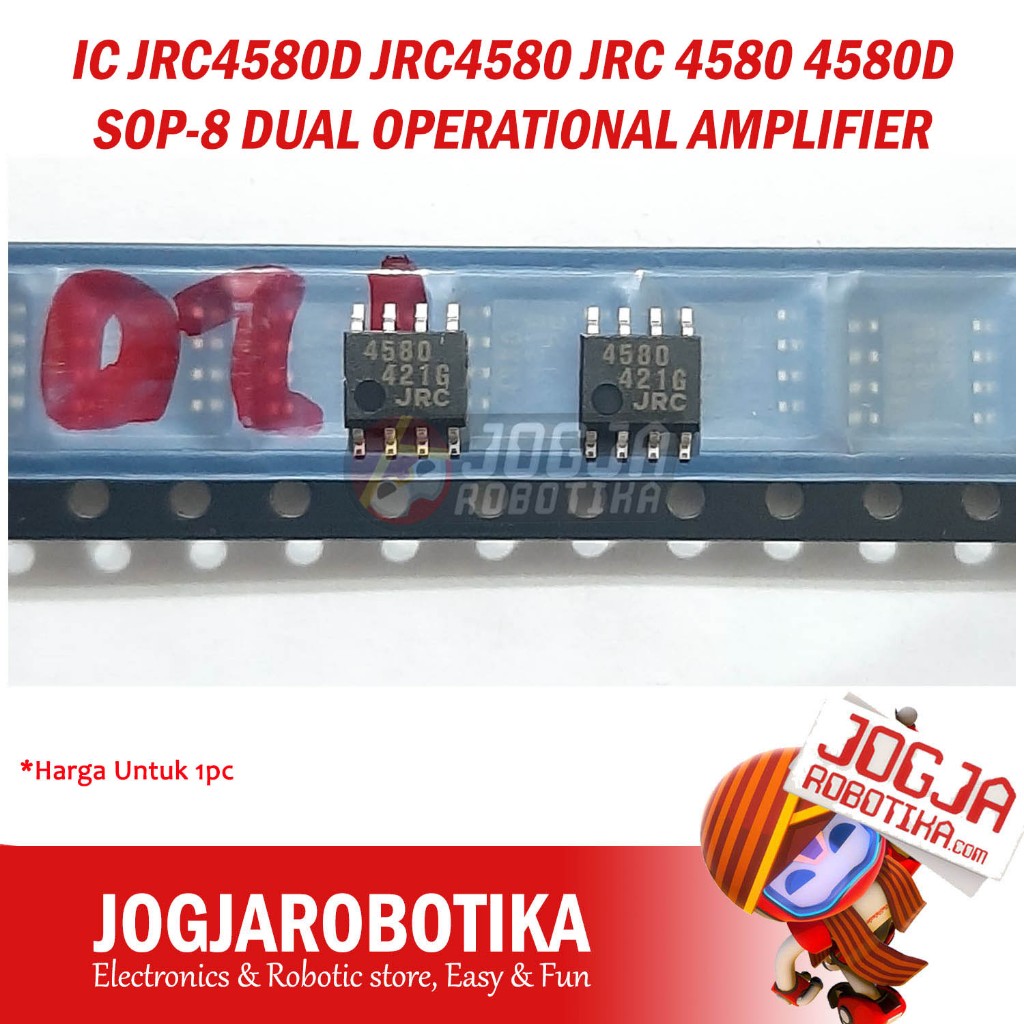 Jual IC JRC4580D JRC4580 JRC 4580 4580D SOP-8 Dual Operational Amplifier | Shopee Indonesia