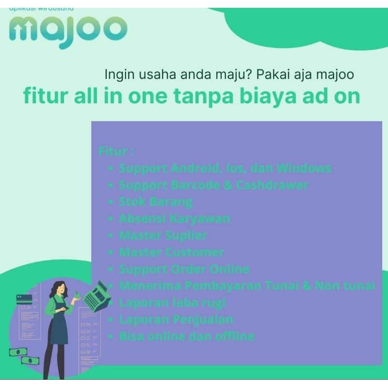 Jual KASIR MAJOO | Shopee Indonesia