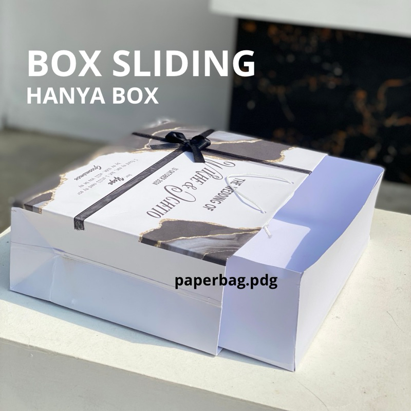 Jual HANYA BOX | TAMBAHAN SLIDING BOX PAPERBAG | Shopee Indonesia