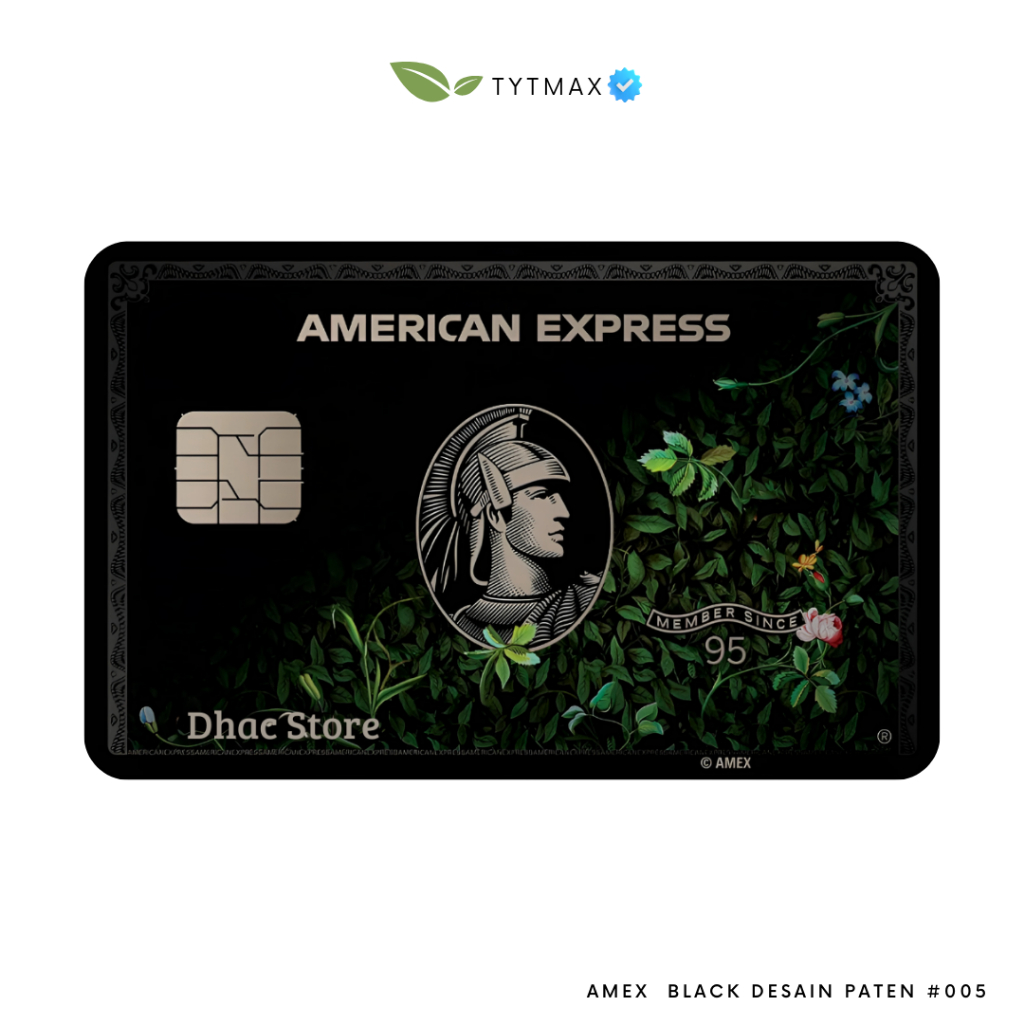 Jual Amex black desain paten #005 / Dummy Credit Card / Fake Premium ID ...