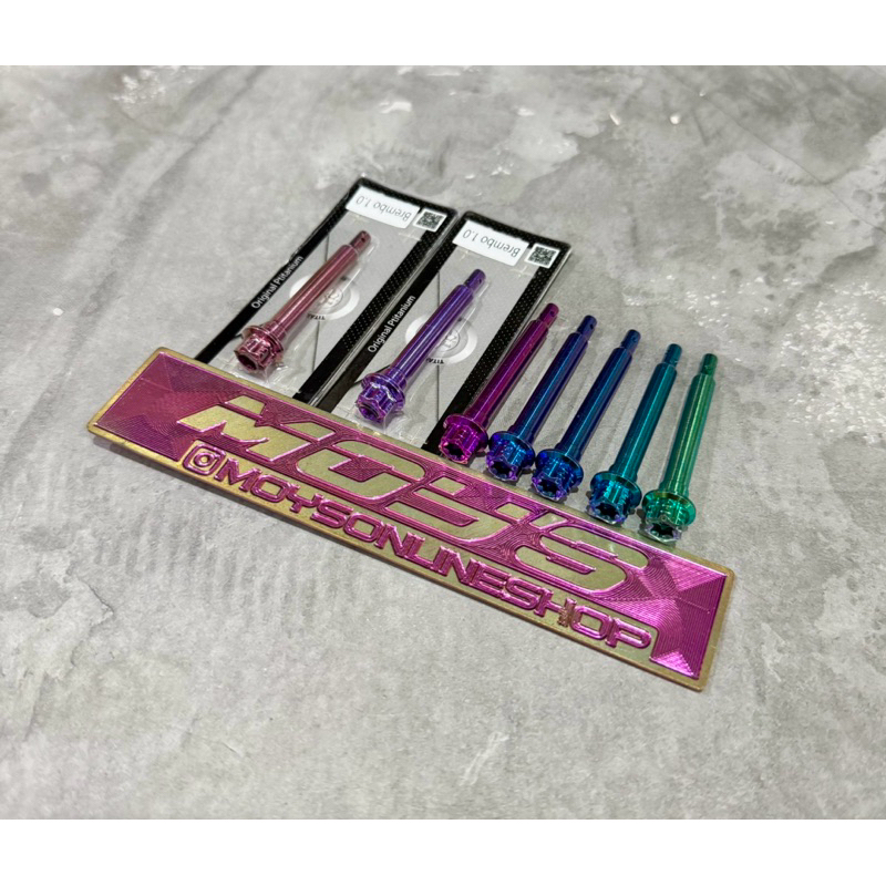 Jual Tojosan Pin kaliper Tojosan Kampas Rem Brembo 2Piston 4piston Original PTITANIUM | Shopee ...