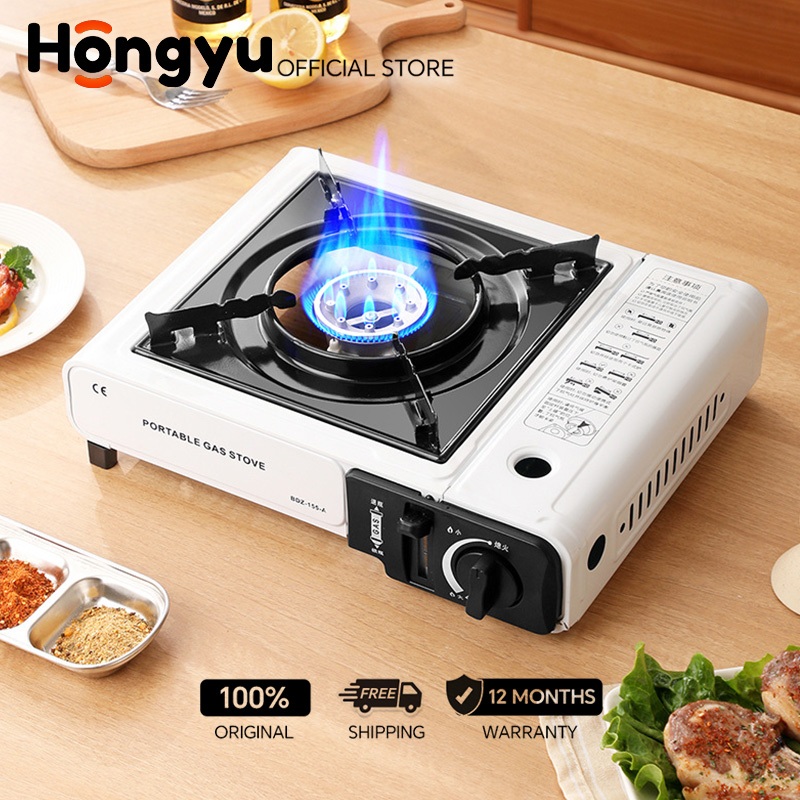 Jual Hongyu Kompor Gas Portable 2 In 1 Kompor Portable Serbaguna Tungku ...