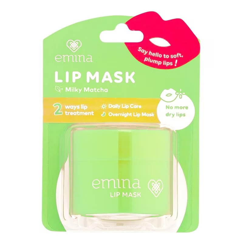 Jual Emina Lip Mask 9gr - Milky Matcha (Hijau) | Shopee Indonesia