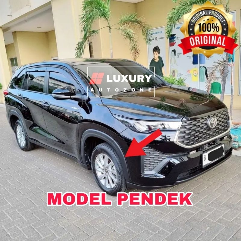 Jual Body Kit Bodykit Spoiler Over Fender Bemper Depan Innova Zenix ...
