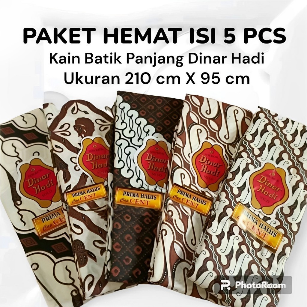 Jual PAKET HEMAT 5 PCS KAIN PANJANG BATIK SOGAN/KAIN JARIK BATIK ...