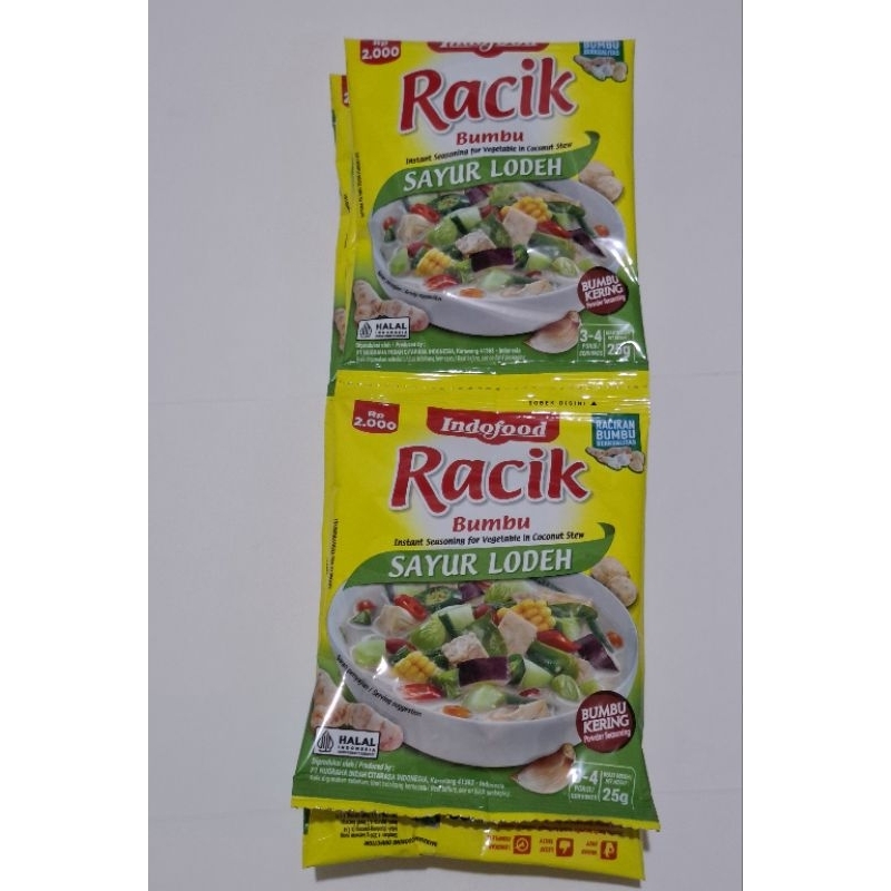 Jual bumbu racik sayur lodeh indofood 1 renceng 10 pcs | Shopee Indonesia