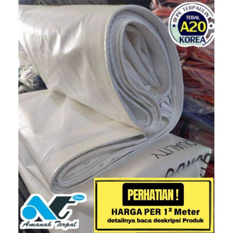 Jual Grosir ! Terpal Korea A20 Putih White Meteran Ukuran Custom Bebas ...