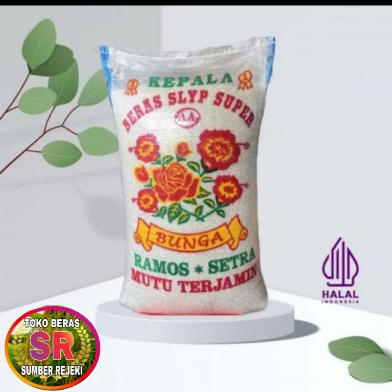 Jual BERAS SLYIP BUNGA 5 KG, 10 KG, 20 KG, 25 KG ( instant & sameday ...