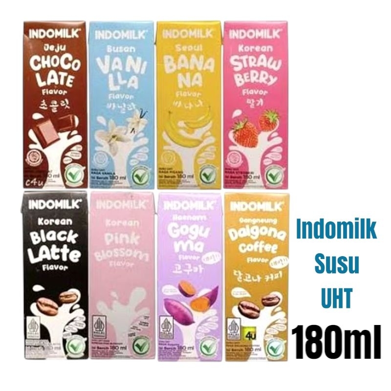 Jual Indomilk Susu UHT 180ml Perdus Isi 30 Pcs | Shopee Indonesia