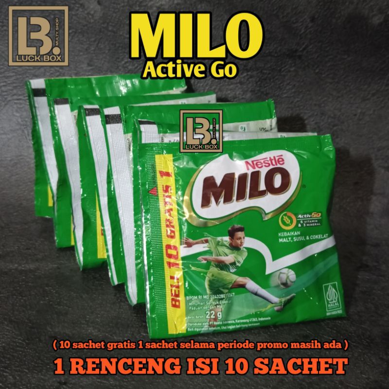 Jual Milo 1 renceng / Milo Active go | Shopee Indonesia