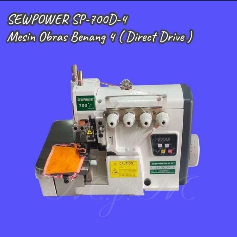 Jual SEWPOWER SP-700D-4 Mesin Jahit Obras industri Benang 4 ( DIRECT DRIVE ) BARU | Shopee Indonesia