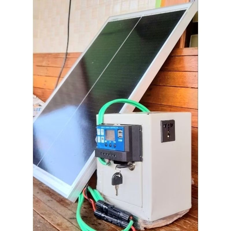 Jual Paket PLTS mini sederhana 500watt + panel surya 50wp | Shopee ...