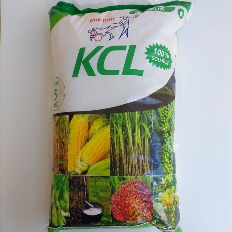 Jual PUPUK KCL PUTIH PAK TANI 5 KG POWDER BUBUK ORIGINAL KEMASAN PABRIK ...