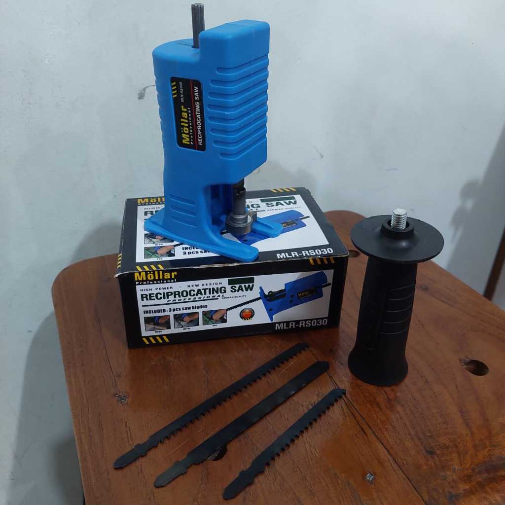 Jual MOLLAR Adaptor adapter Bor Reciprocating Jig saw Drill Gergaji ...