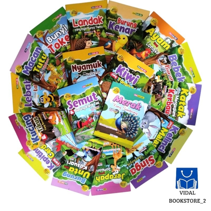 Jual BUKU PAKET ISI 18 BUKU CERITA ANAK SINGA BERSAYAP KELINCI MALAS ...