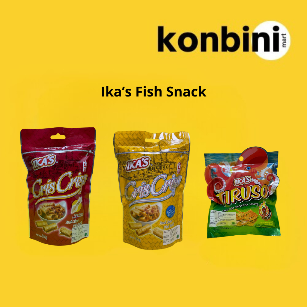 Jual KONBINI MALAYSIA - Ika's Cris Crisp Snack Ikan Fish Roll Malaysia ...
