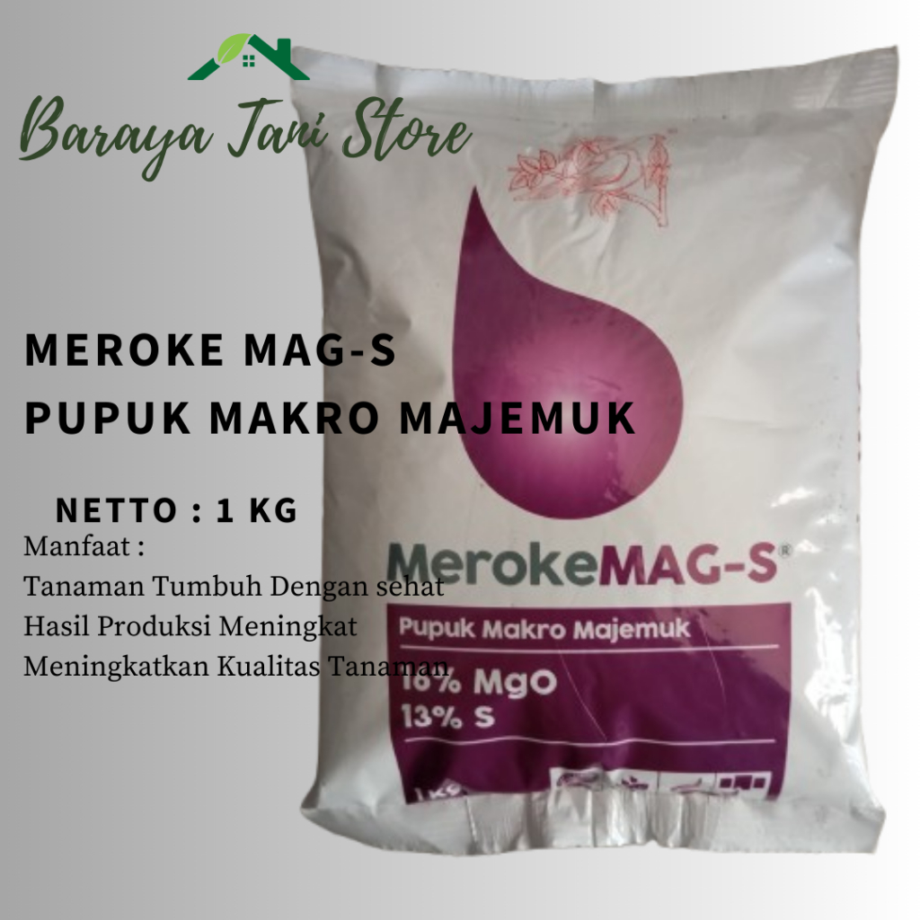 Jual PUPUK MEROKE MAG-S 1 KG KEMASAN PABRIK | Shopee Indonesia