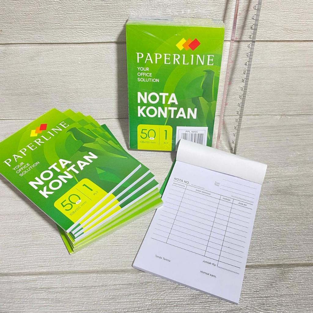 Jual Nota Kontan Paperline Kecil 1 Ply (NK K1) | Shopee Indonesia