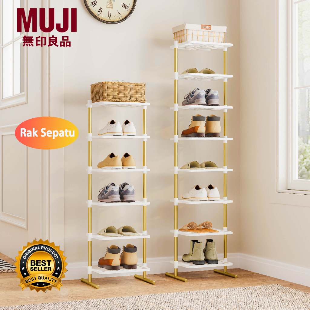 Jual MUJI Rak Sepatu 5-8 Susun Minimalis Rak Sepatu Luar Portable ...