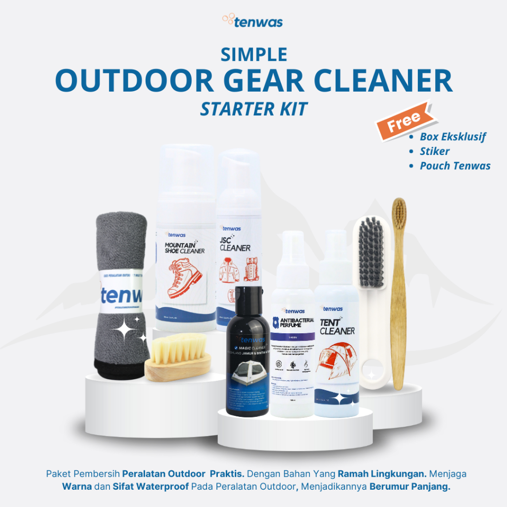 Jual Tenwas Simple Outdoor Cleaner Starter Kit | Paket Pembersih ...