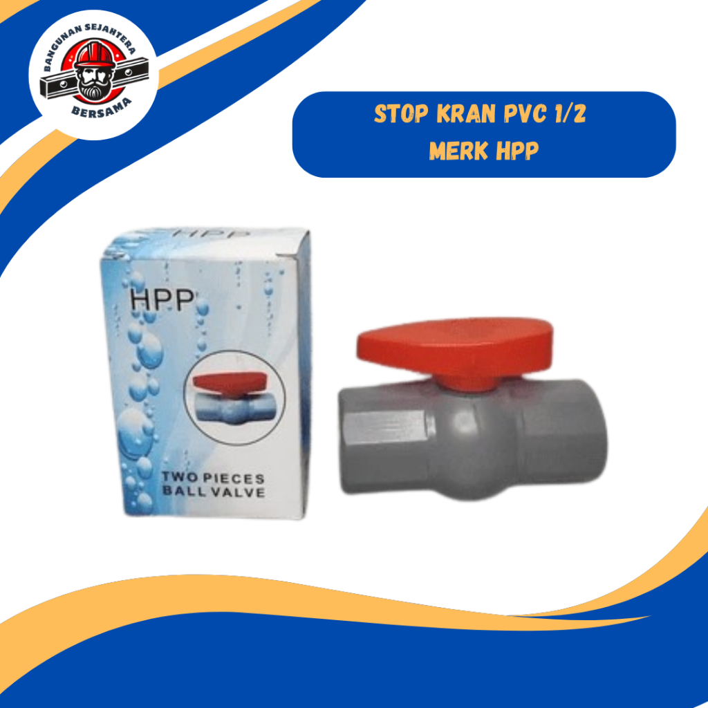 Jual Ball Valve 1/2 Inch / Setop Stop Kran Air Pipa Ballvalve PVC 1/2 inch | Shopee Indonesia