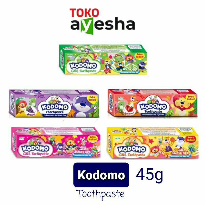 Jual Kodomo Pasta Gigi 45 gr - 5 Varian | Shopee Indonesia
