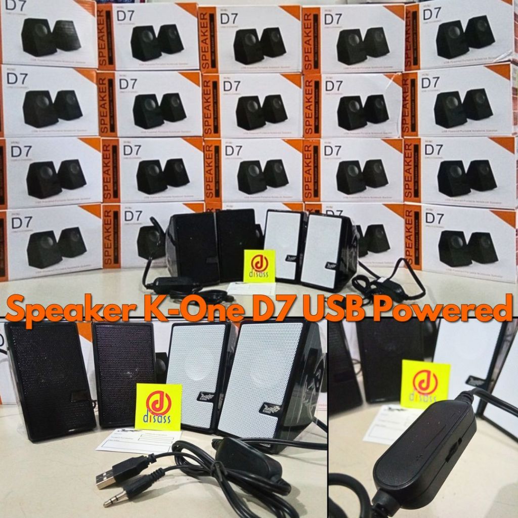 Jual SPEAKER K-ONE D7 USB - SPEAKER FOR PC/LAPTOP - DISASS JOGJA ...