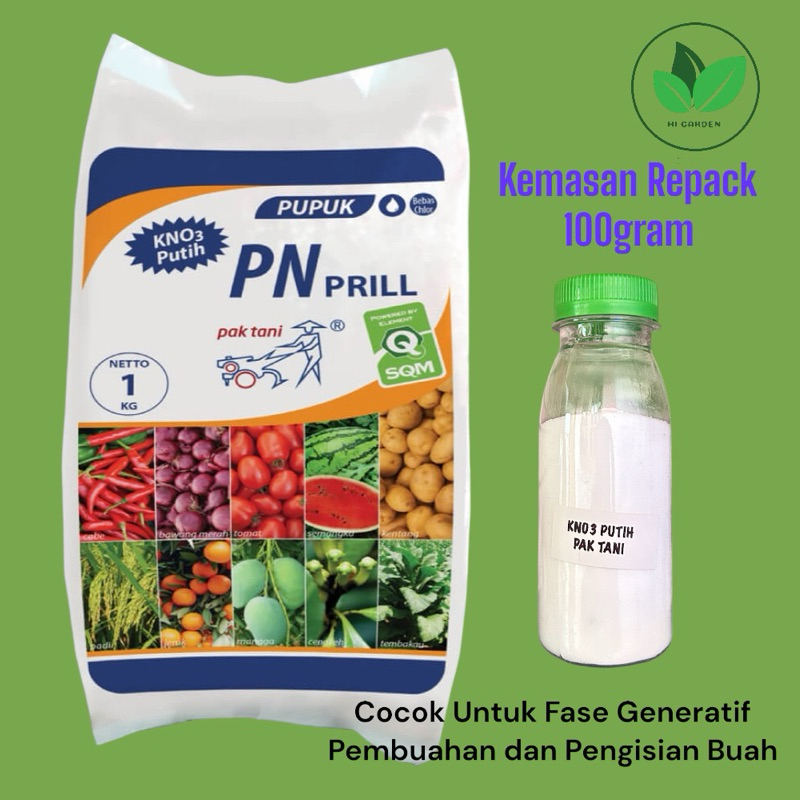 Jual Pupuk KN03 Pak Tani Kemasan Repack 100gram Untuk Fase Pembuahan Generatif | Shopee Indonesia