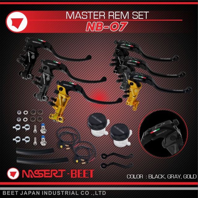 Jual Master Rem Set CNC Nmax Matic Universal Nassert Beet NB-07 ...